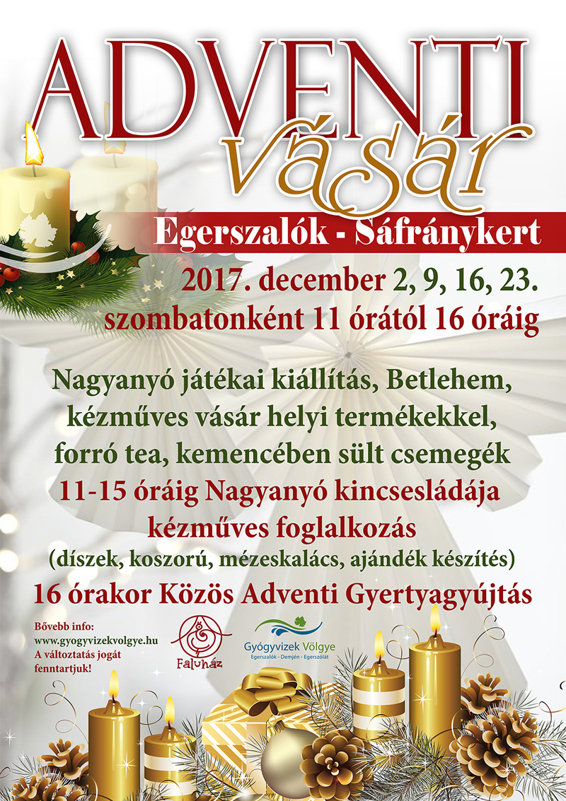 Adventi vásár Egerszalókon