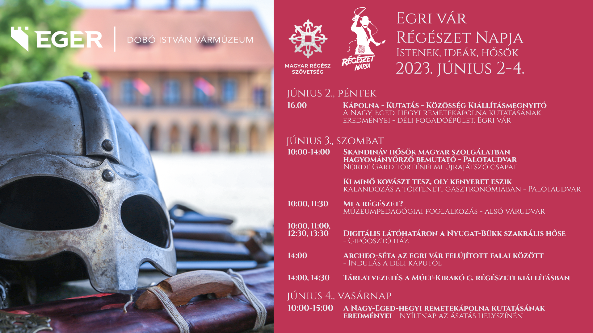 Régészet napja az Egri Várban
